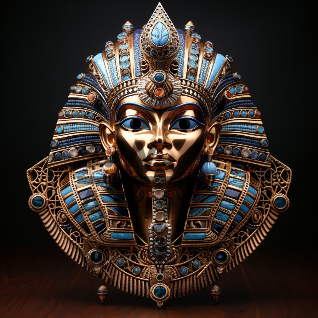 Mask of Khufu Digital Art - Etsy