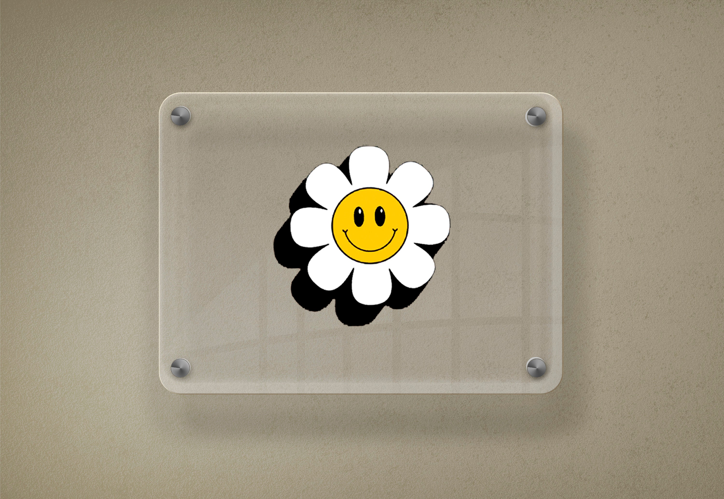 Smiling Daisy SVG Downloadable EPS and PNG Art - Etsy