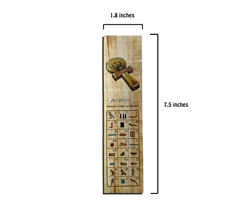 Egyptian Pharaoh Papyrus Paper Bookmark - Etsy