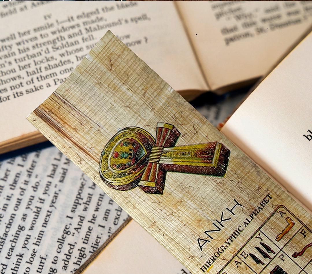Egyptian Pharaoh Papyrus Paper Bookmark - Etsy