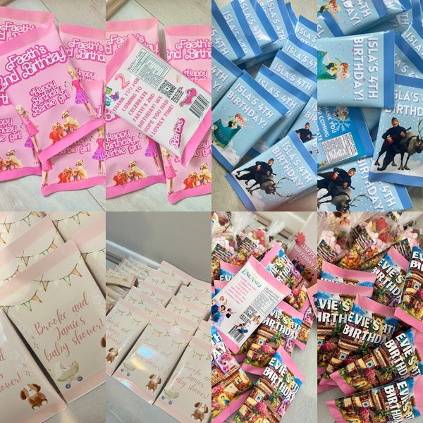 Custom Crisp Packet - Etsy UK