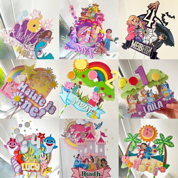 3d Cake Topper - Etsy