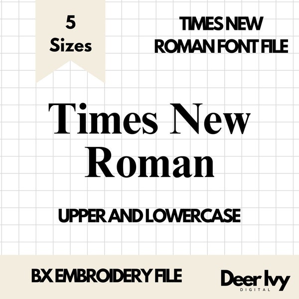 Bx Times New Roman Font - Etsy