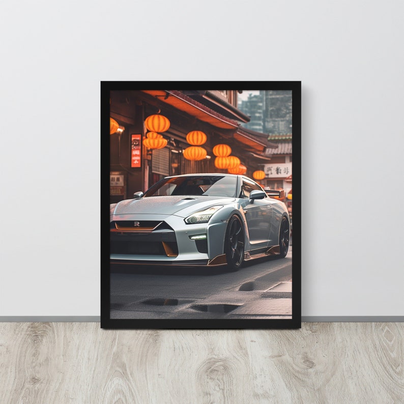 Nissan GTR R35 Digital Art Print, Instant Digital Download, Wall Decor ...