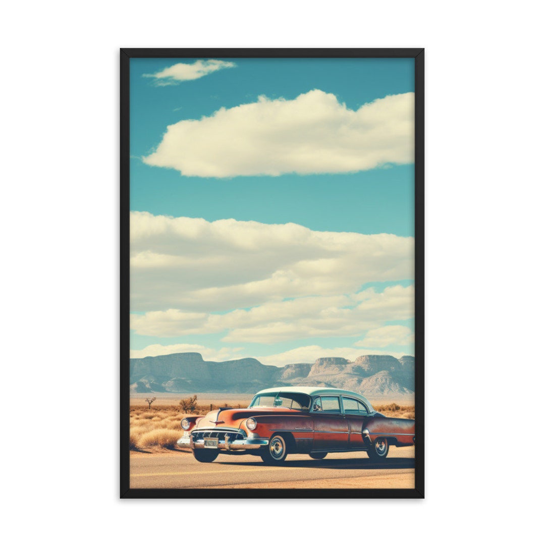 Classic Car Digital Art Print, Instant Digital Download, Wall Decor ...