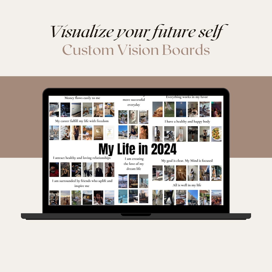 Custom Digital Vision Board - Etsy
