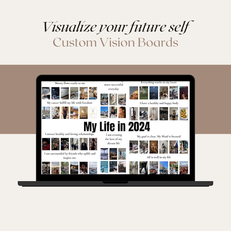 Custom Digital Vision Board - Etsy