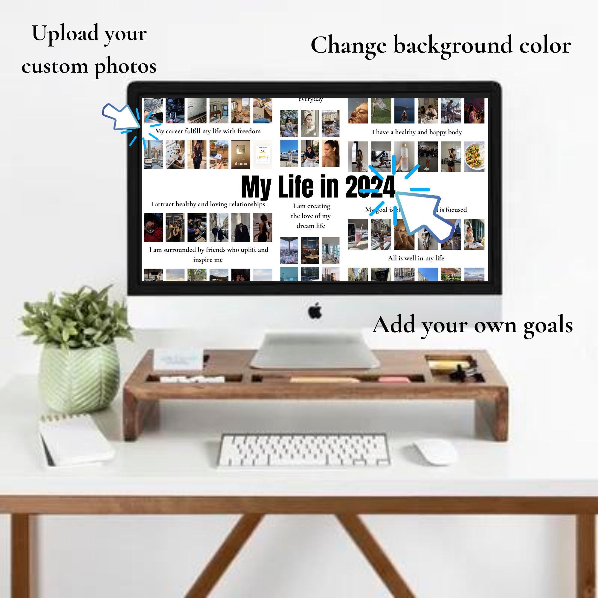 Custom Digital Vision Board - Etsy