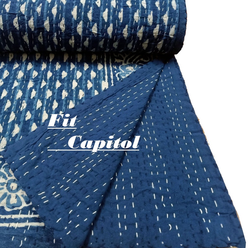 Indigo Bedding - Etsy