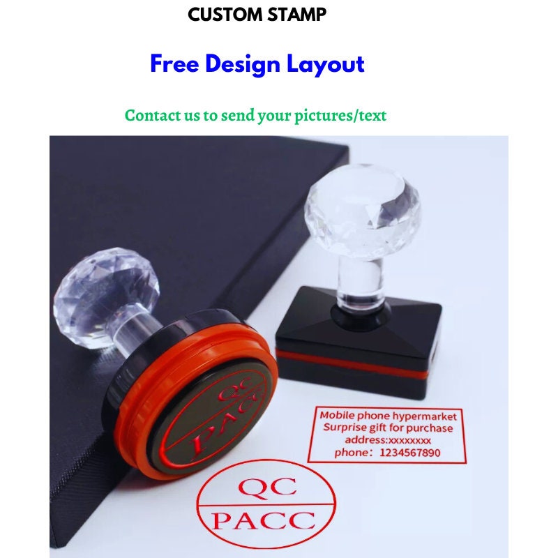 Custom Self-inking Stamp With Logo Personalized Stamp With ...