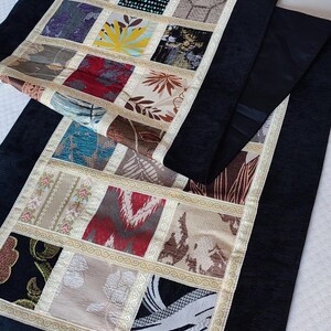 Handmade Bed Runner,patchwork Pattern Black Color 20/78"inches,modern ...