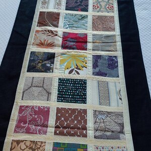 Handmade Bed Runner,patchwork Pattern Black Color 20/78"inches,modern ...