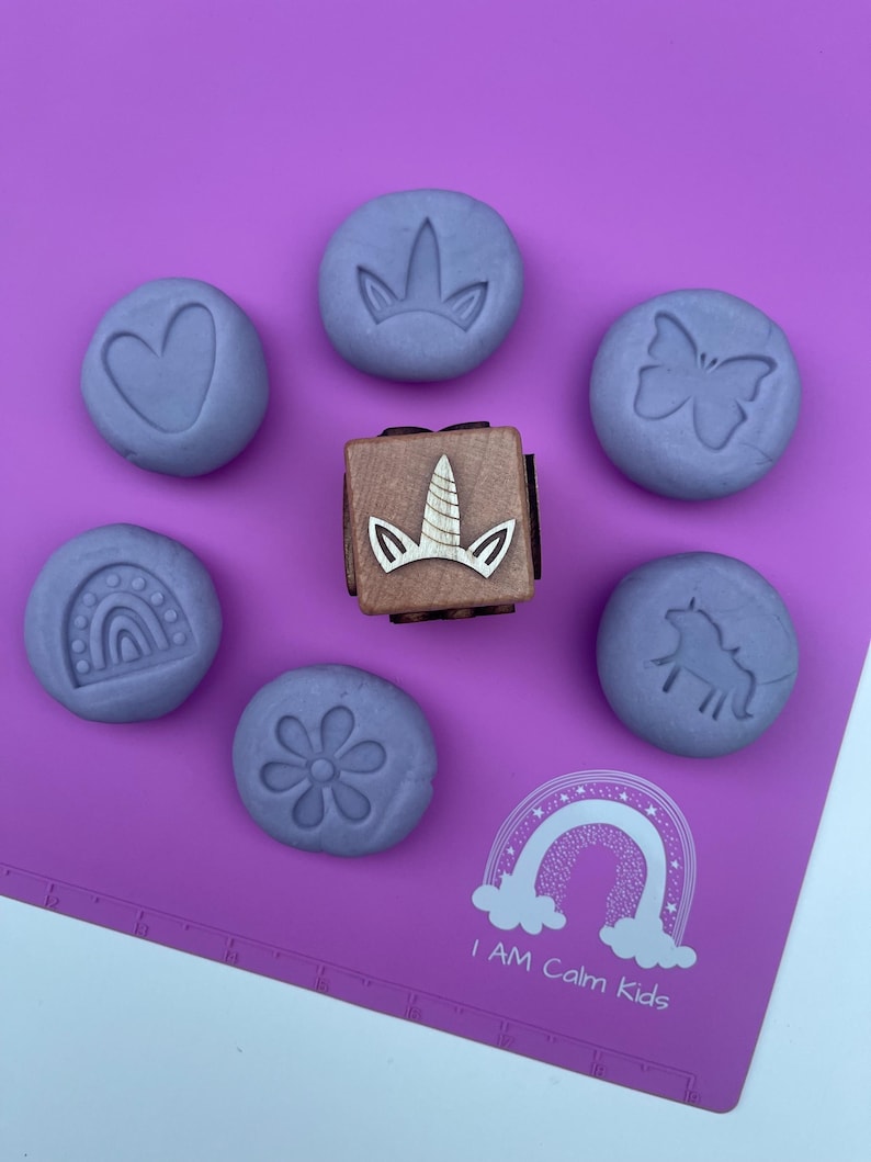 Wooden Playdough Stamp - Etsy