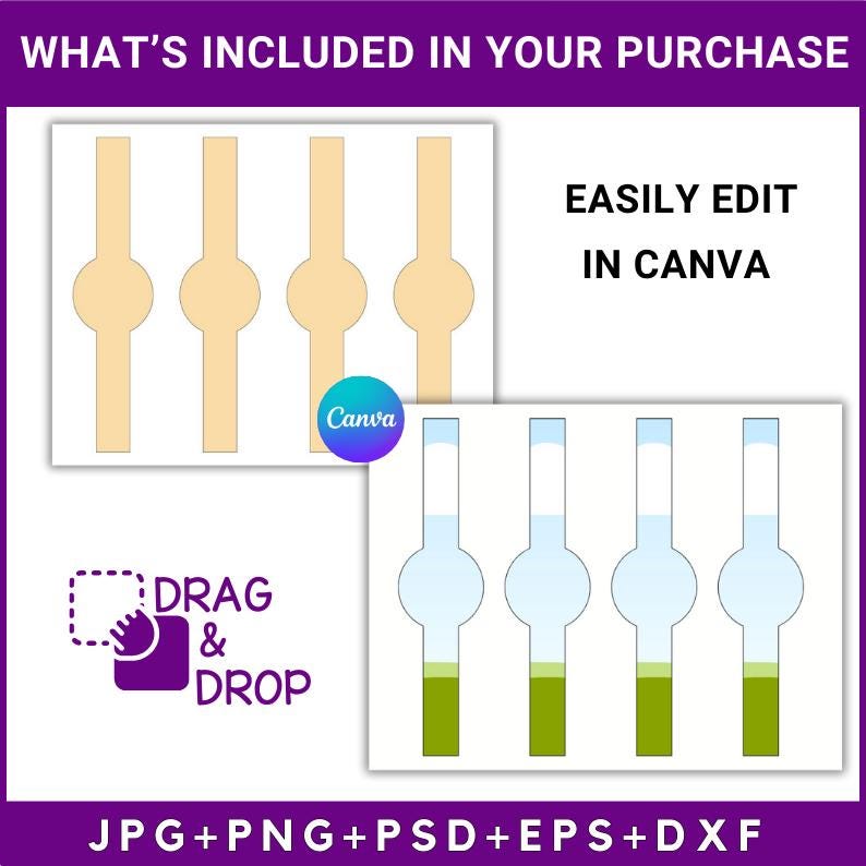 Long Seal Label Template,circle Label Template, Box Seal Label, SVG ...