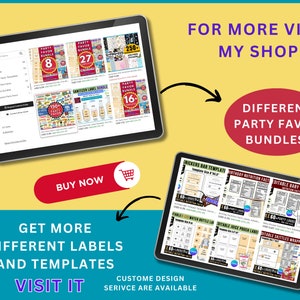 Birthday Nutrition Facts Labels, Editable Nutrition Facts Template - Etsy