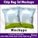 Chip Bag Template Mockup , Chip Bag Label ,party Favor Mockup, Blank ...