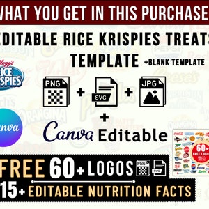 22gr Rice Krispies Template, Rice Krispies Treats, Rice Krispies ...