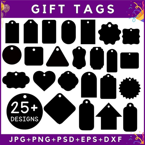 Gift Tag Shape Outline