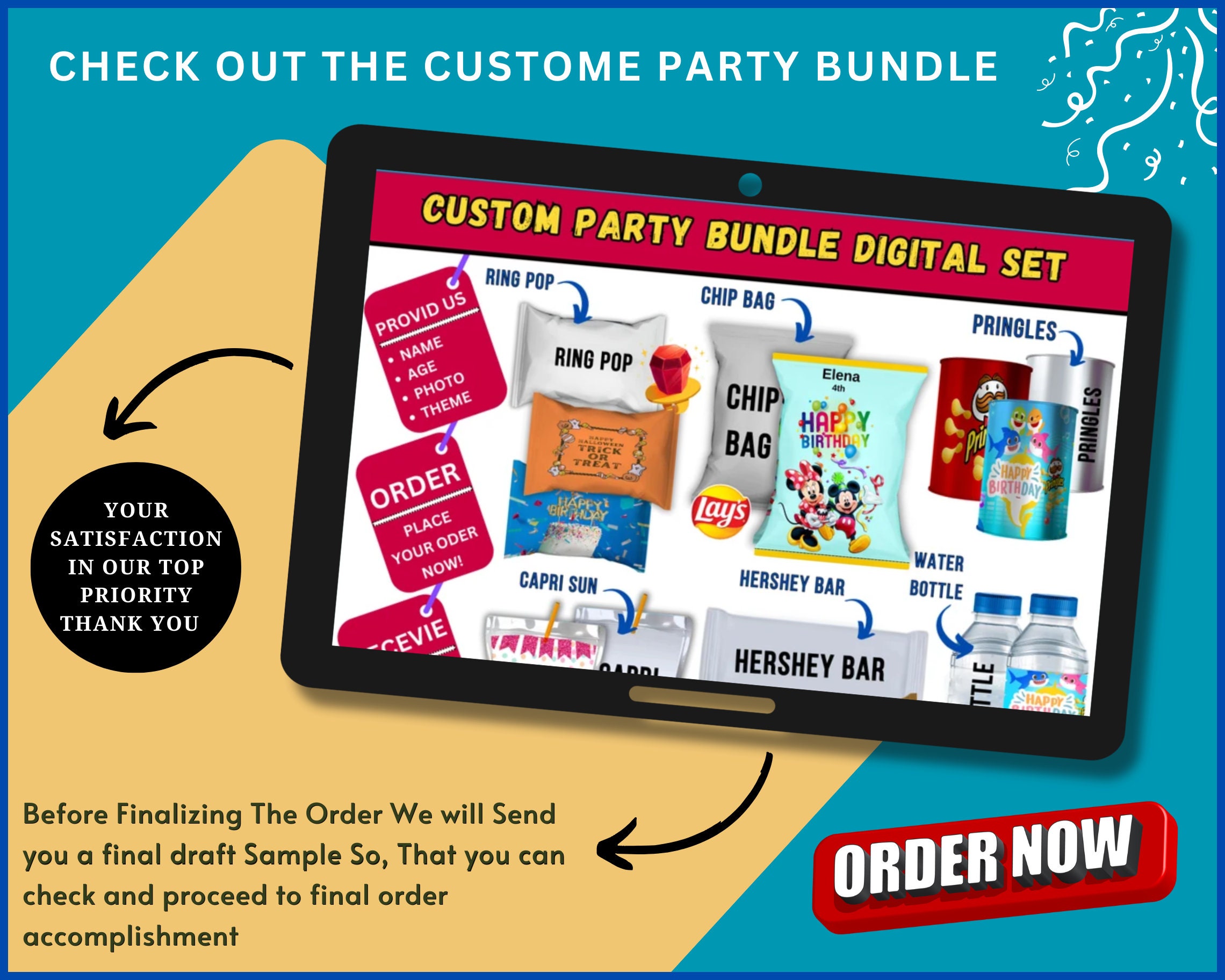 Gable Box Front Label Bundle Template, Gable Box Label, Printable Gable ...