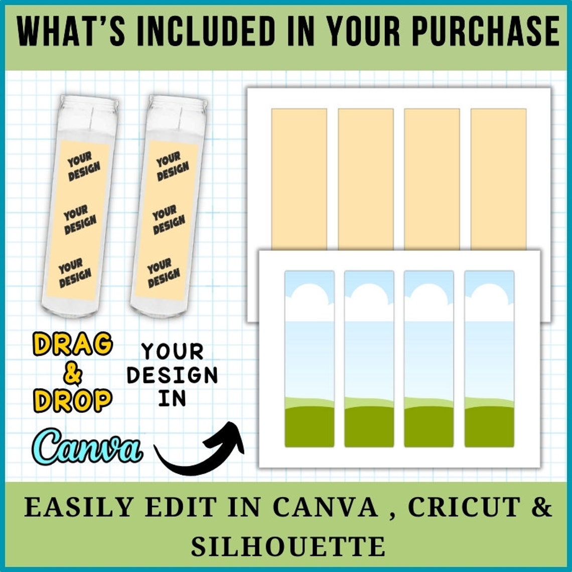 2 X 7 Candle Prayer Template, Prayer Candle Template, Prayer Candle ...