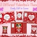 Valentine's Day Chip Bag Template , Valentine's Day Favor Bag ...