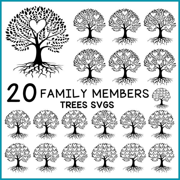 Family Tree Svg - Etsy