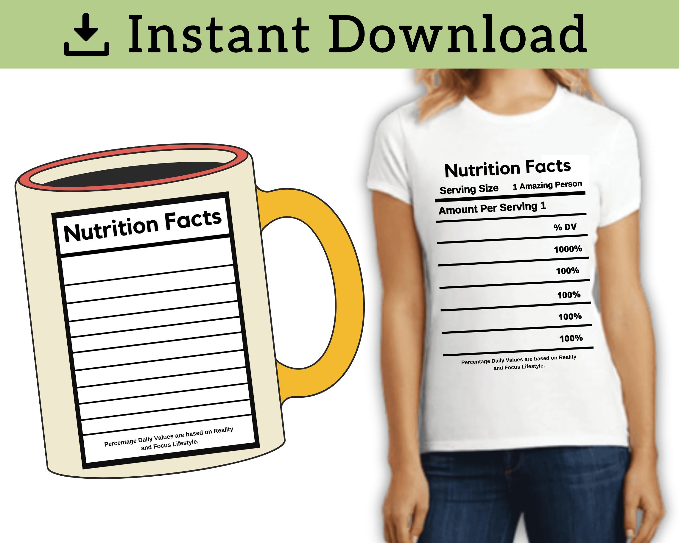 16+ Nutrition Facts Template Bundle, Nutrition Facts Labels, Party ...