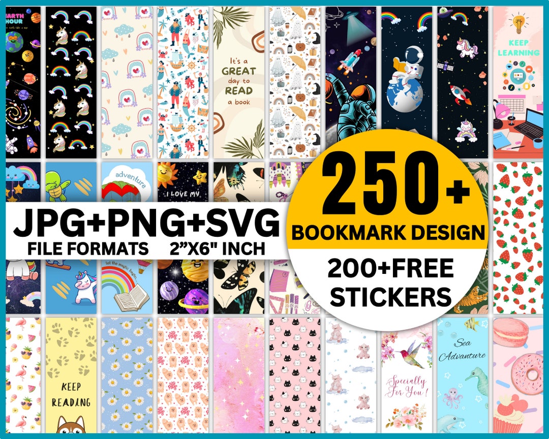 Bookmark SVG, Bookmark Bundle, Bookmark Birthday, Bookmark PNG ...