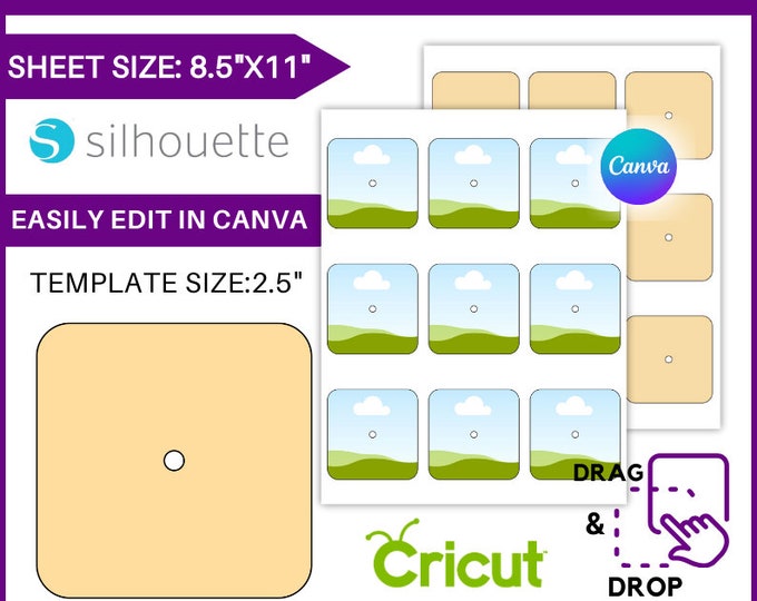 Enamel Pin Display Card Template, Enamel Pin Card Svg, Keychain Display ...