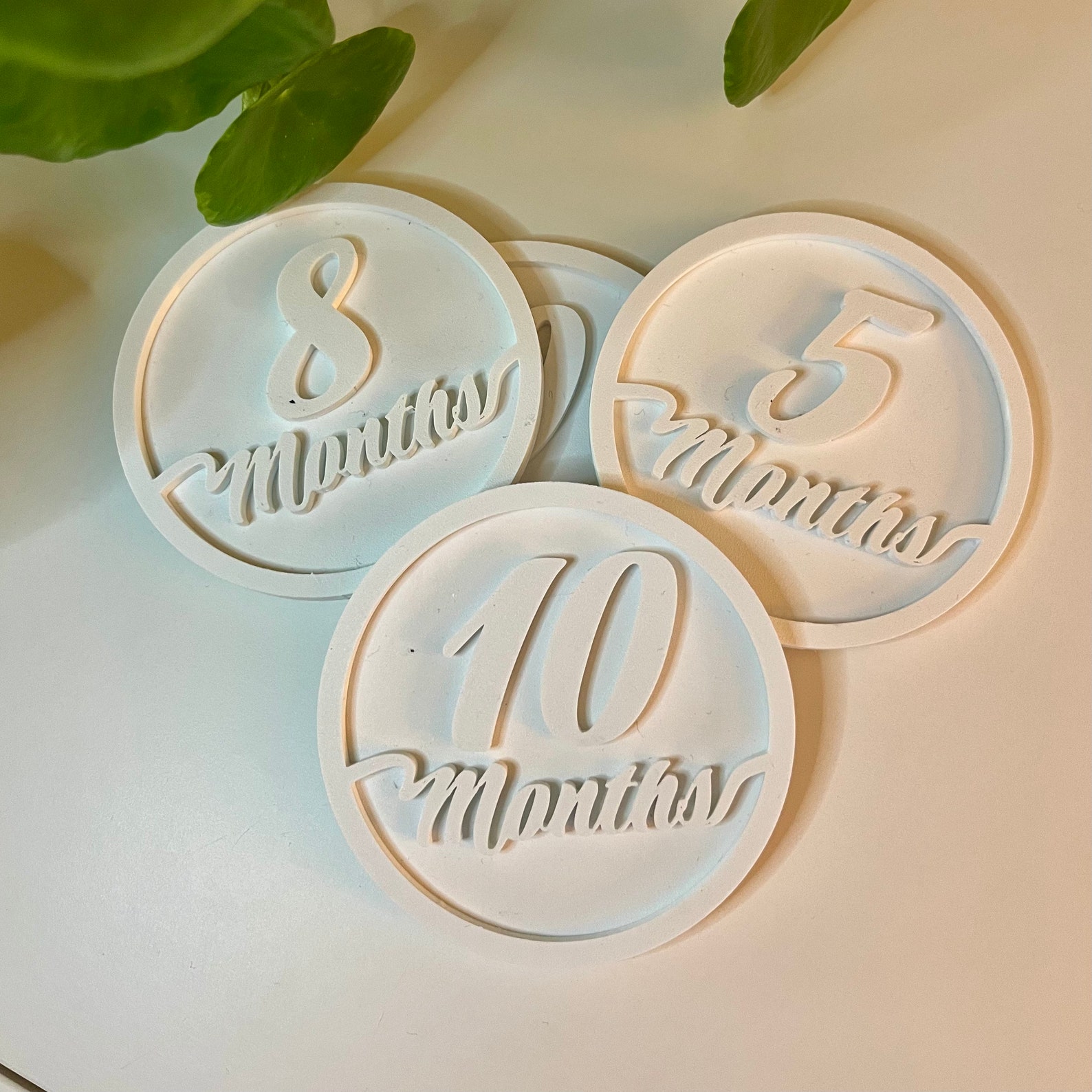 Baby Milestone 3D Printed STL - Etsy