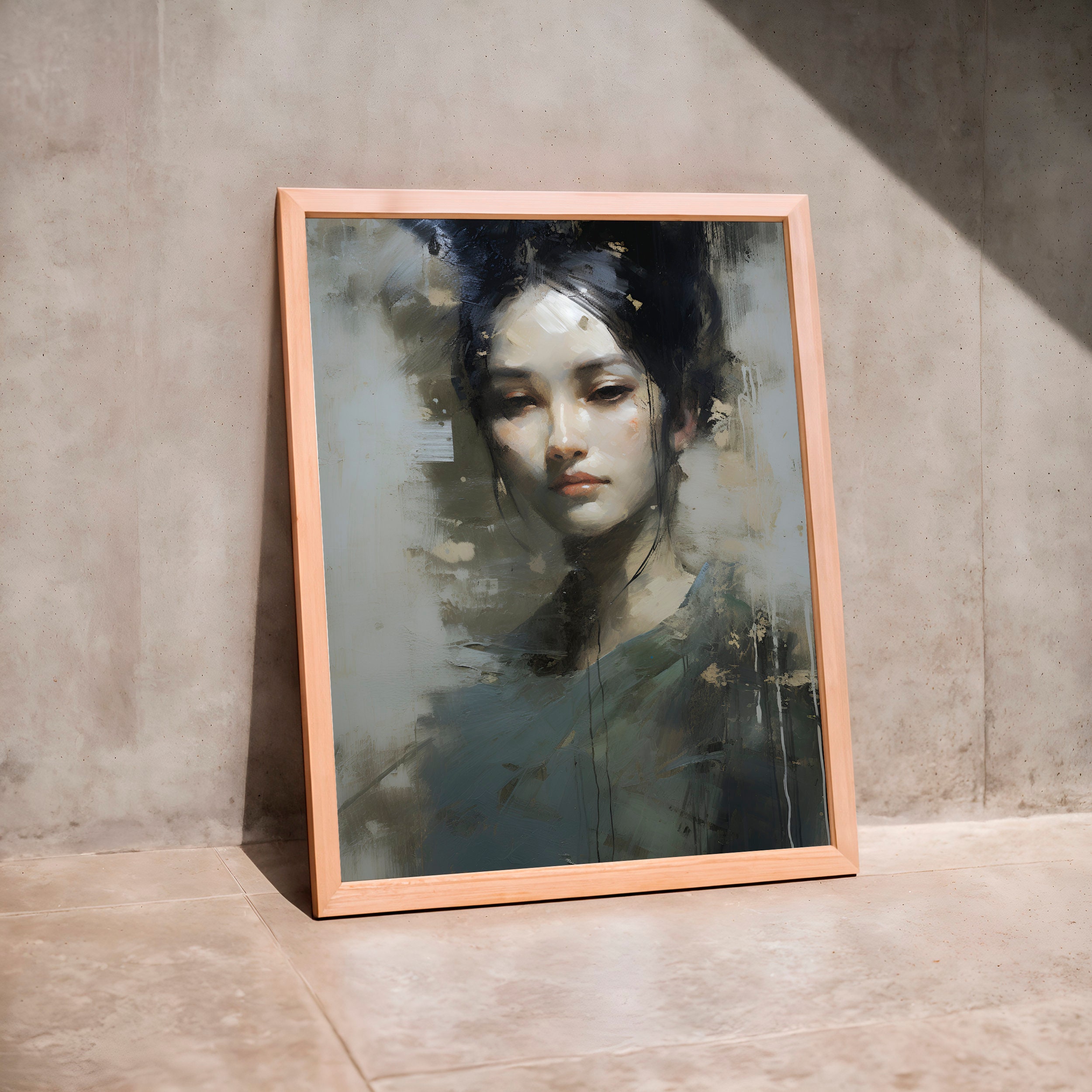 Japanese Wall Art Japanese Women Poster Japandi Wall Art Japanese Decor ...