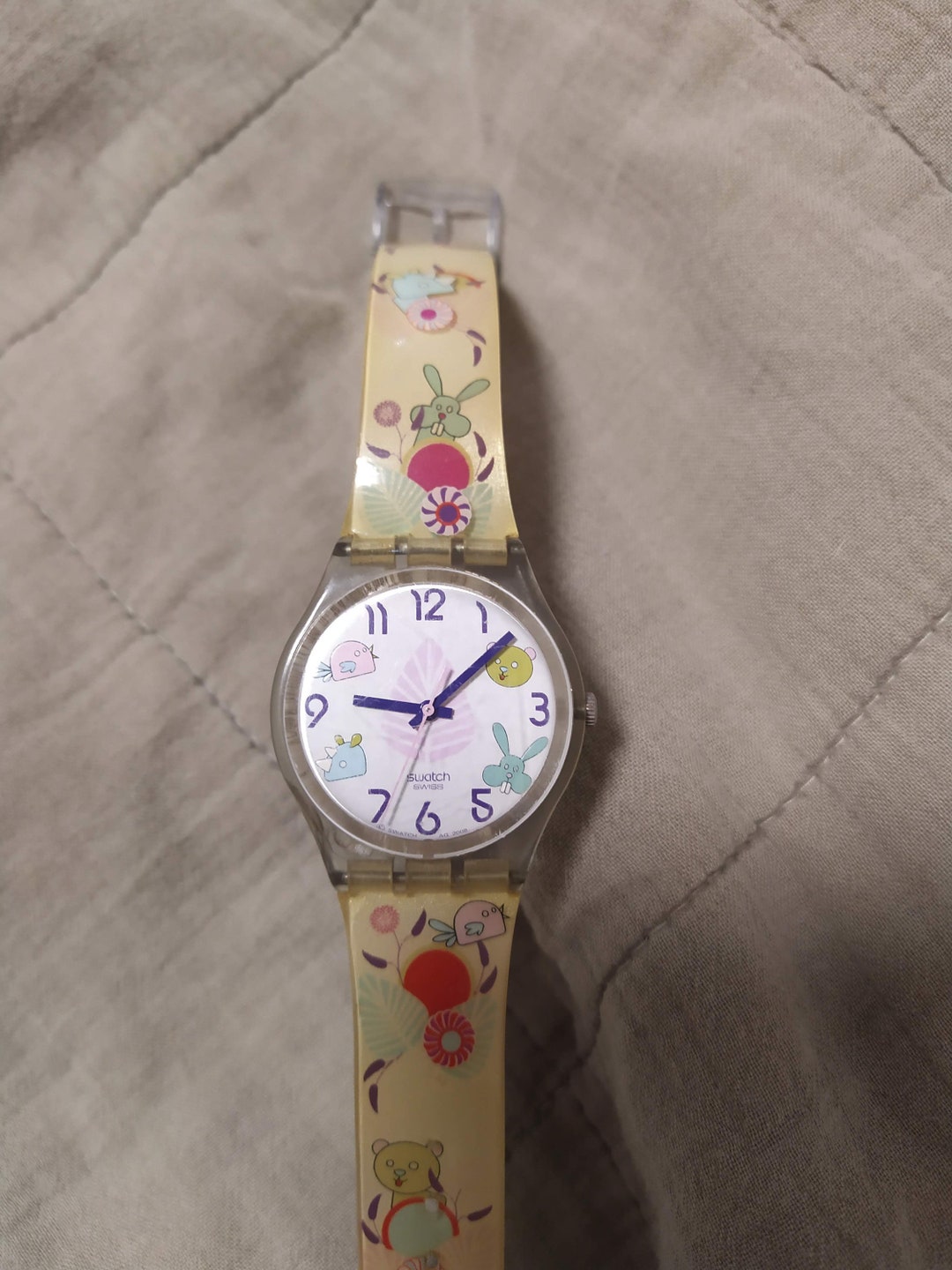 Swatch Watch Lucky Zoo Animals Theme Colorful Whimsical - Etsy