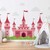 Removable Mid Century Castle Wall Decal for Boy Room Wall Sticker ...