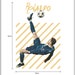 Cristiano Ronaldo Wall Decal Bycycle Kick Wall Mural Sport Star Wall ...