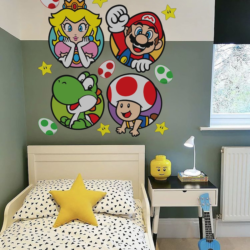 Super Mario Bedroom Decor - Etsy