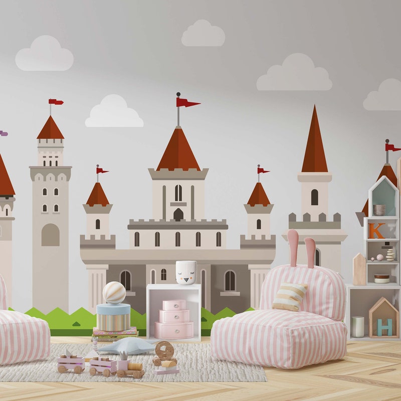 Castle Wall Decal - Etsy