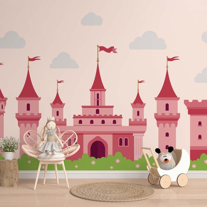 Princess Castle Wall Decal - Etsy