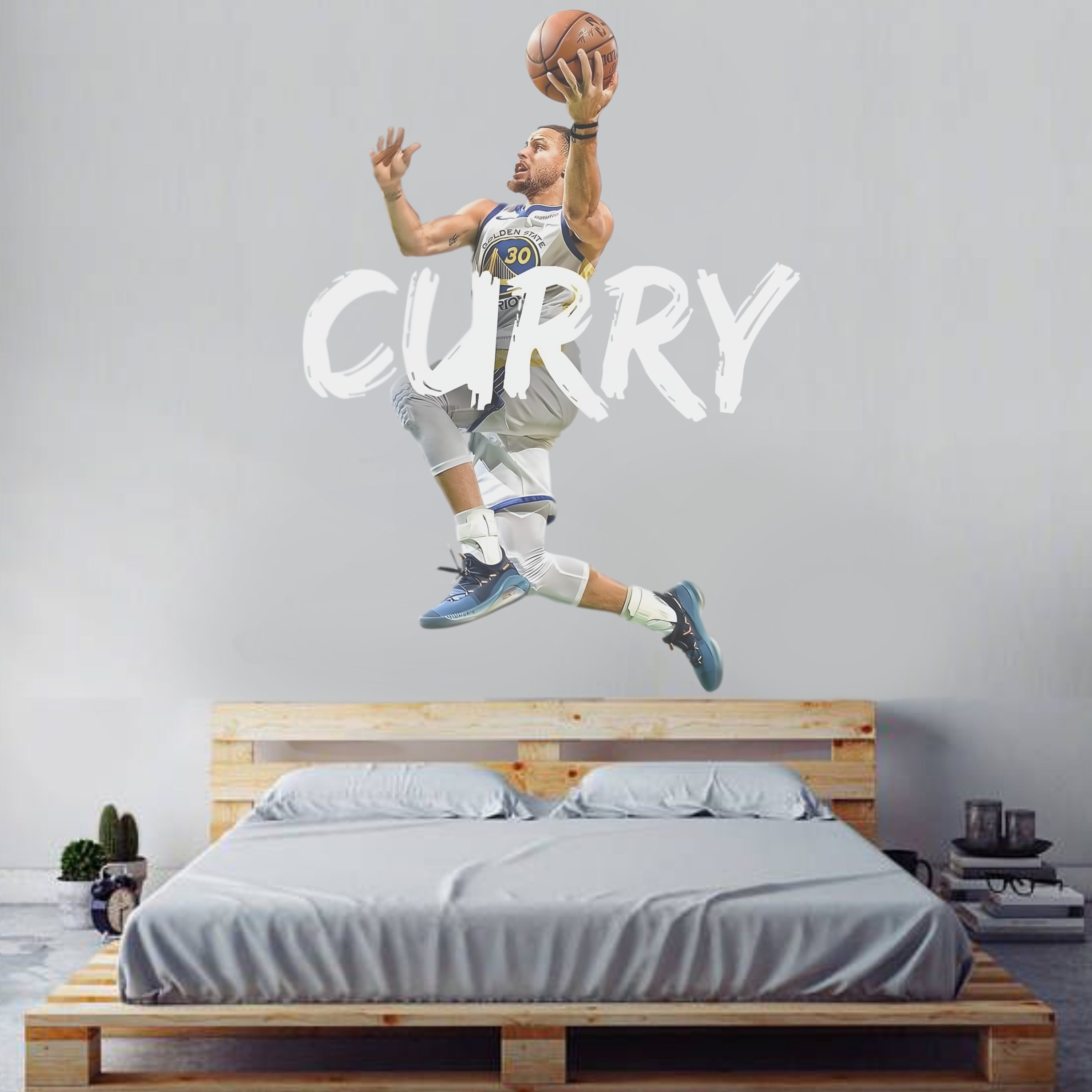 Removable Stephen Curry Wall Decal Sport Super Star Wall Sticker for Study Room - Etsy