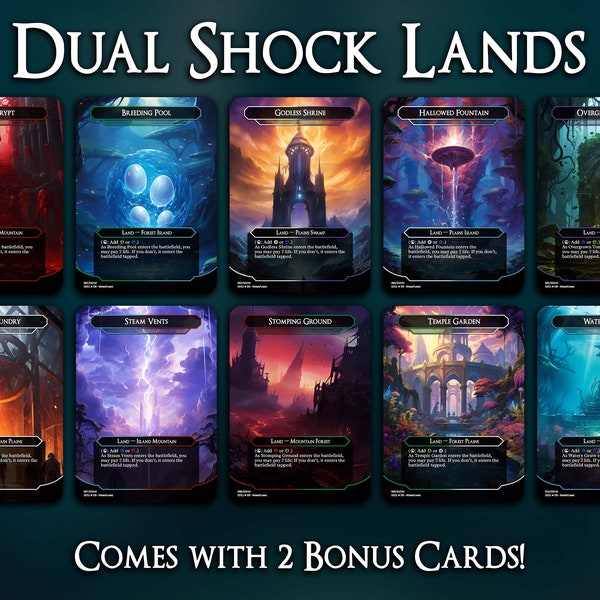Shop Mtg Proxy Dual Lands - Etsy
