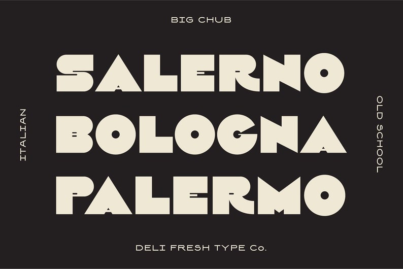 Big Chub: an Old School Italian Font - Elegant Font, Canva Font, Modern ...