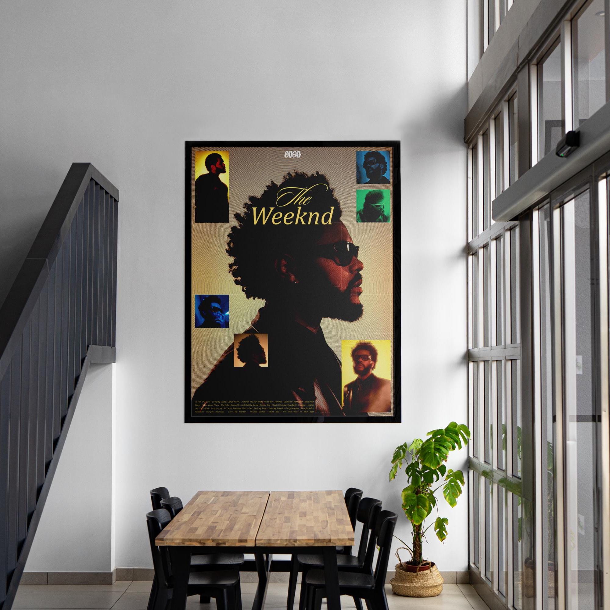 The Weeknd Poster, Hip Hop Posters, Album Cover Print Wall Art, the ...