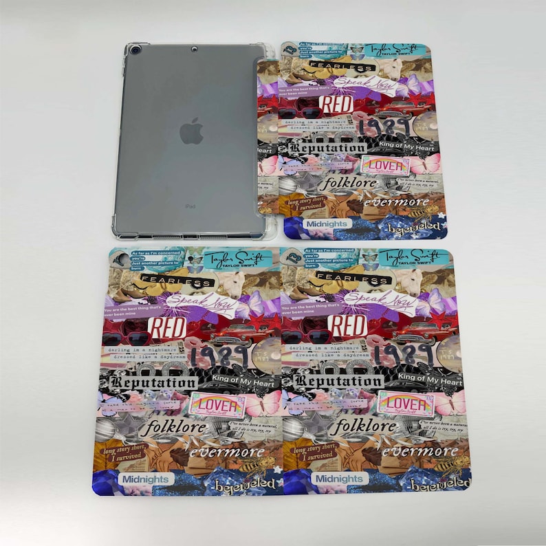 Custom iPad Case Cover With Pen Slot iPad Mini 2022 2021 iPad 9.7 10.2 ...