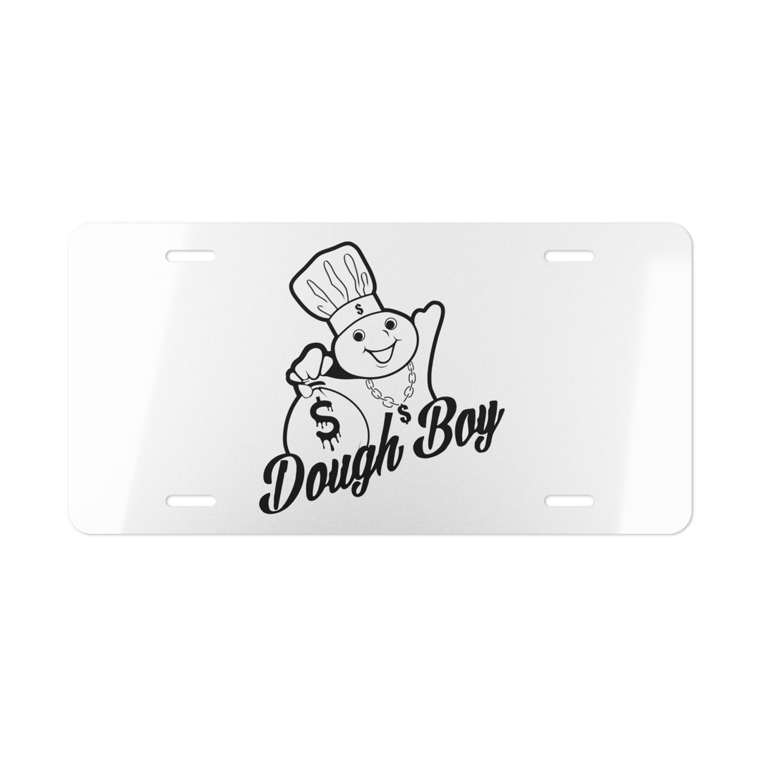 Dough Boy License Plate, Money Bag, Truck, Car - Etsy