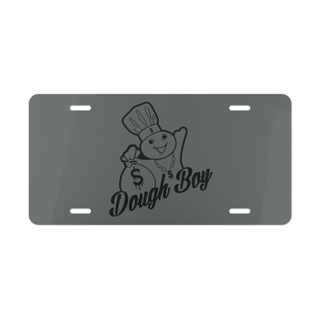 Dough Boy License Plate, Money Bag, Truck, Car - Etsy