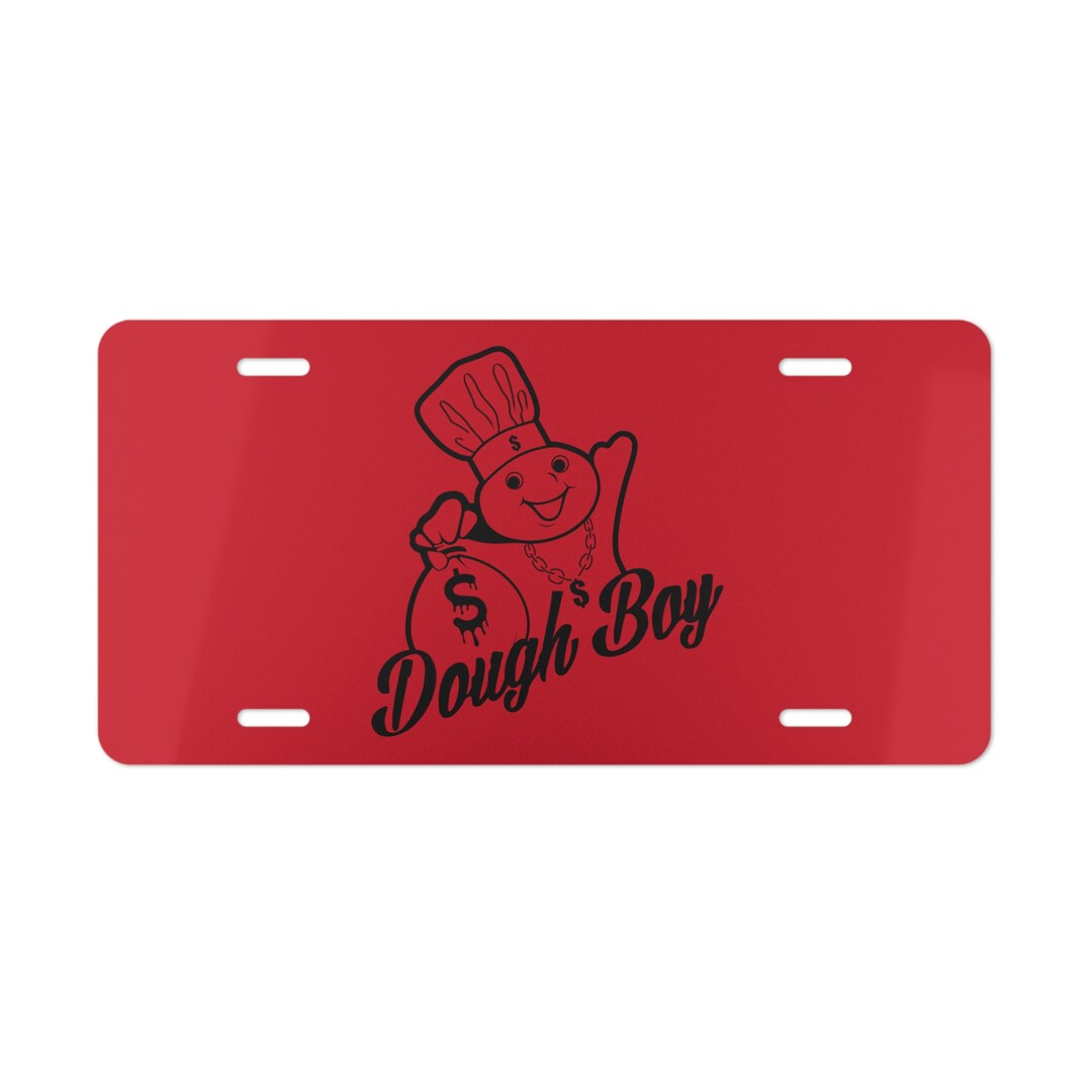 Dough Boy License Plate, Money Bag, Truck, Car - Etsy