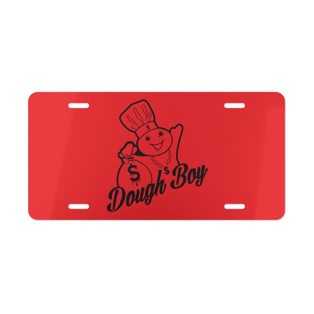 Dough Boy License Plate, Money Bag, Truck, Car - Etsy