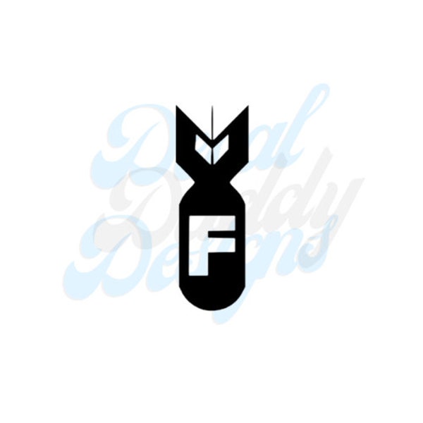F Bomb Decal - Etsy