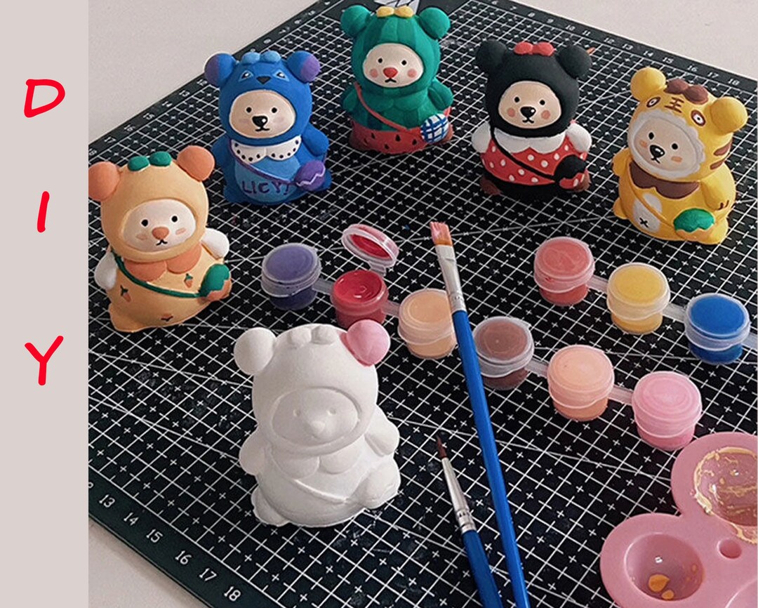 Bear Painting Kitbear Painting DIY Setviolent Bear Painting - Etsy