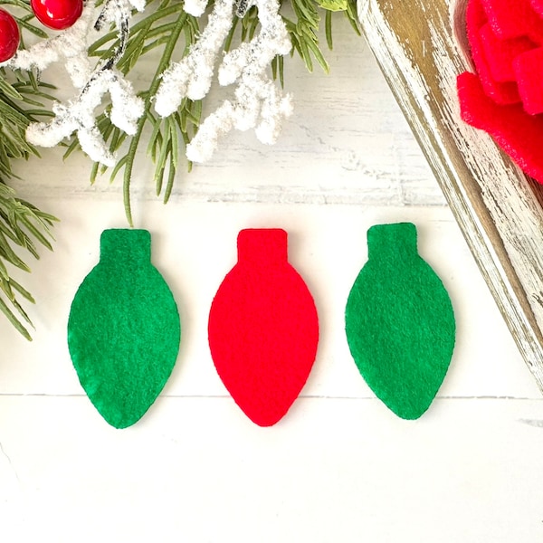 Felt Christmas Bulbs - Etsy