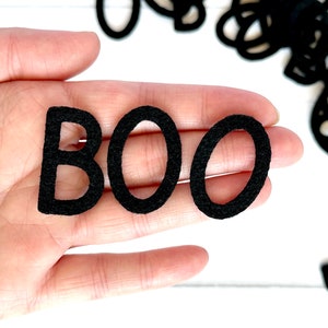 Felt "boo" Cut Outs | Pre-cut + Ready to Use | Multiple Sizes Available ...